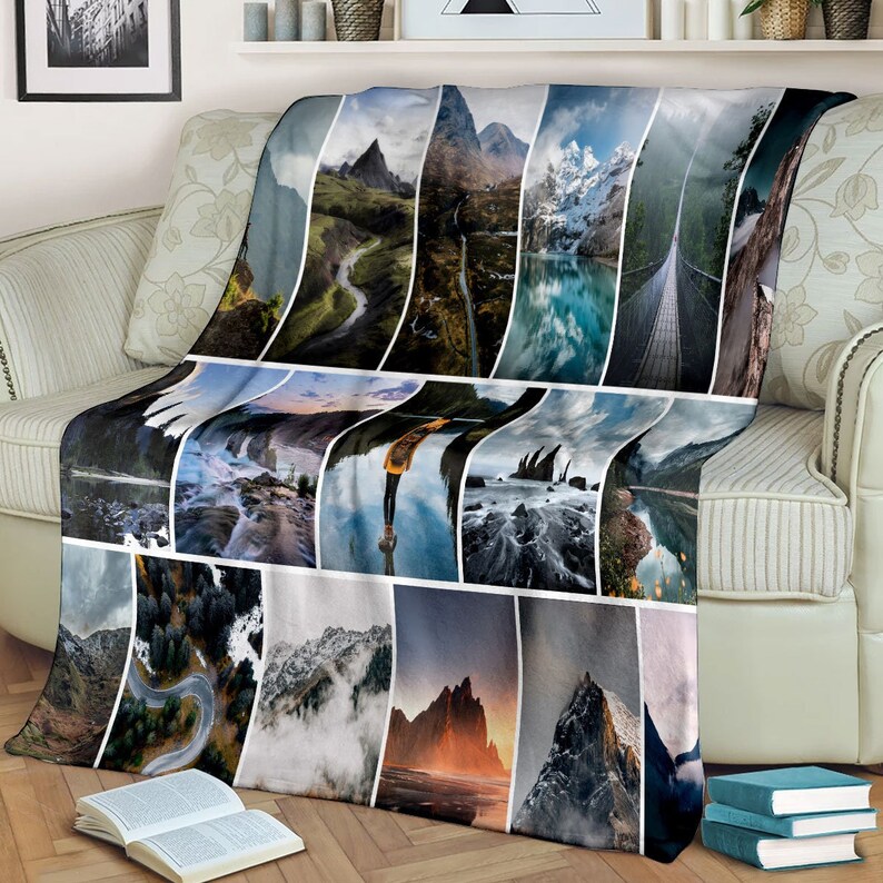 Custom Photo Blanket, Collage Photo Blanket, Collage Blanket, Photo ...