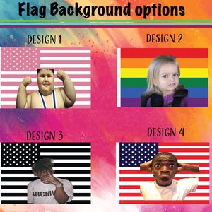 Custom Photo Pink American Flag Personalized Tapestry Design Your Image ...