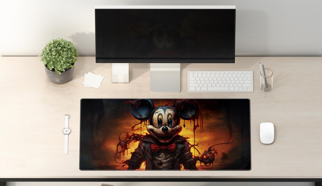 Gaming Mouse Pad Mad Mickey Gaming Desk Mat Large Desk Pad Extend ...