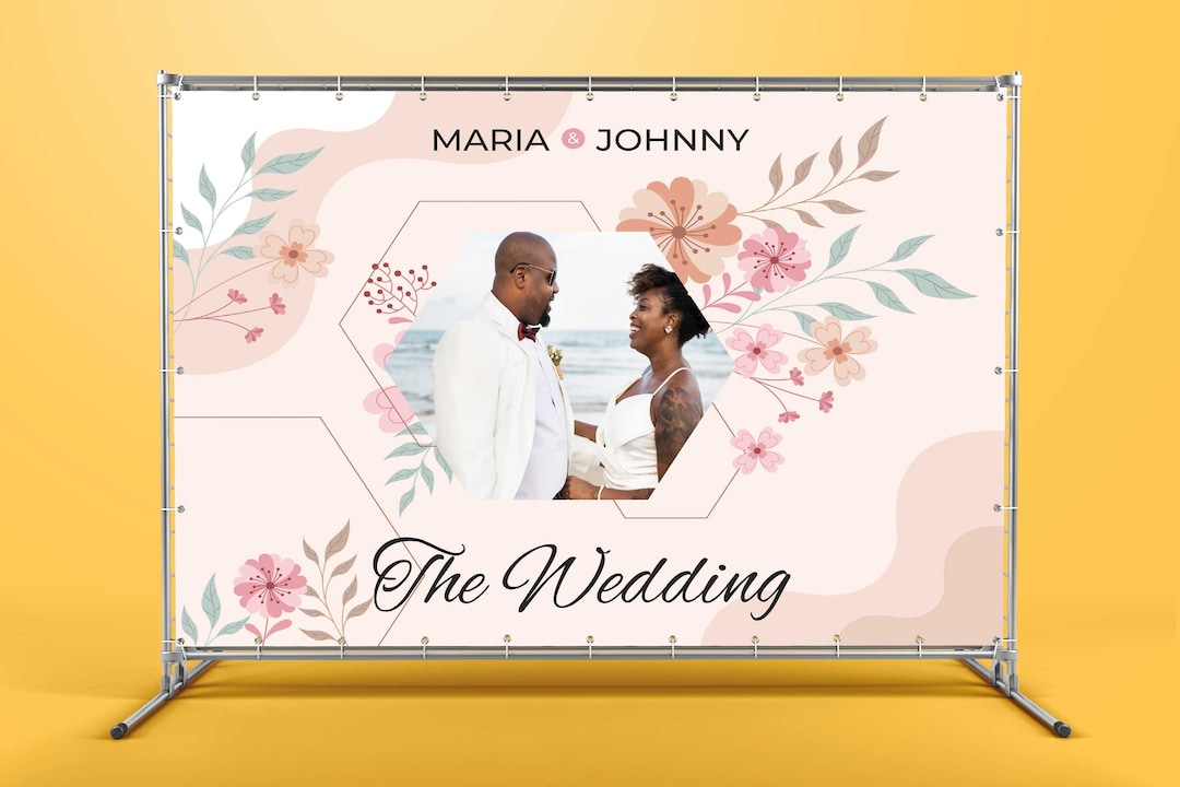 Wedding Backdrop, Wedding Banner, Outdoor Wedding Decorations, Wedding ...