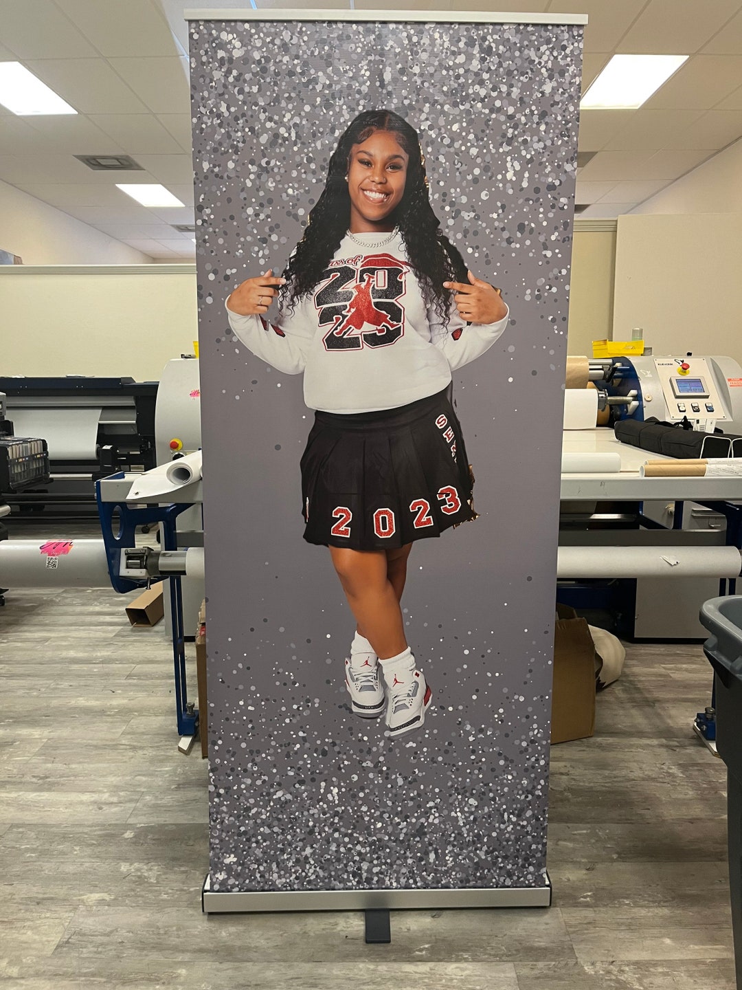 Custom Graduation Retractable Banner Stand INCLUDED With Full Color ...