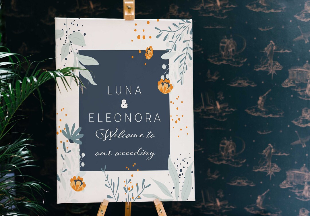 Custom Wedding Foam Board Signage, Wedding Timeline Board , Welcome to ...