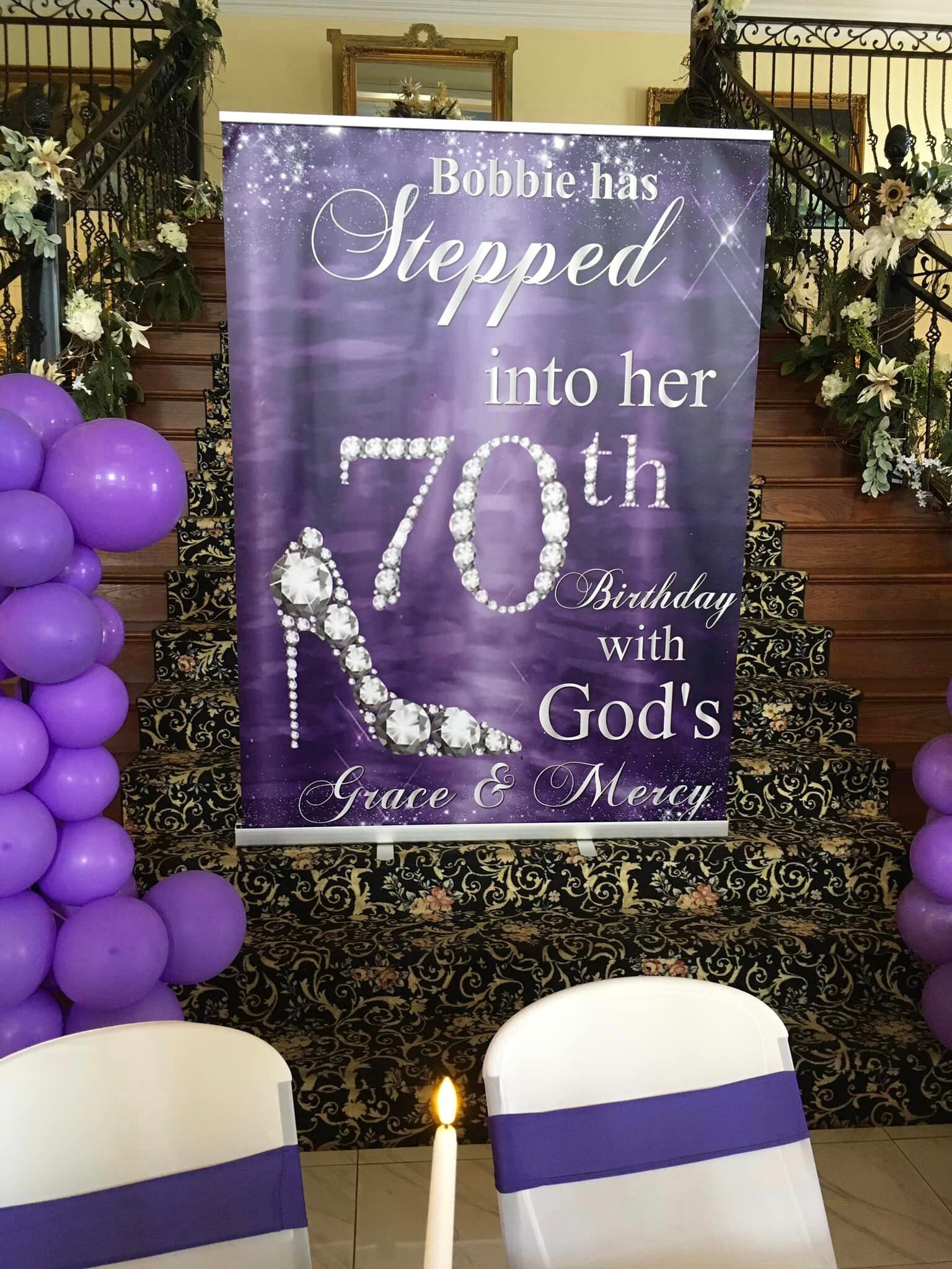 Large Custom Wedding Retractable Stand INCLUDED With Full Color Print ...