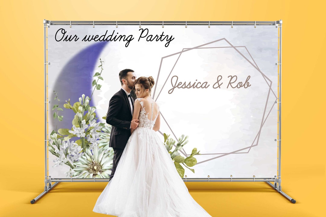 Wedding Backdrop, Wedding Banner, Outdoor Wedding Decorations, Wedding ...