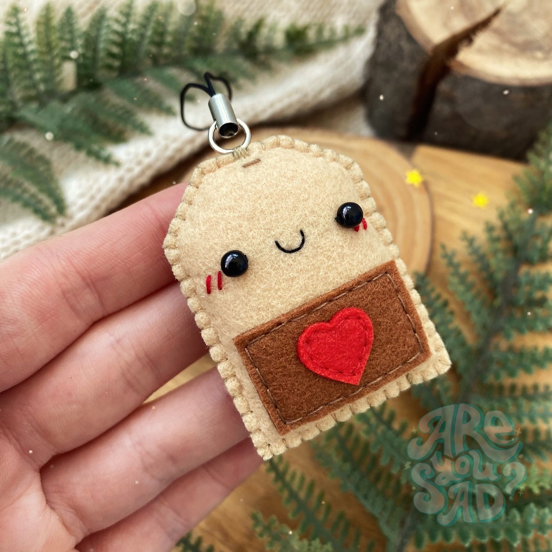 Areusad Cute Tea Bag Handmade Keychain, Keyring - Etsy
