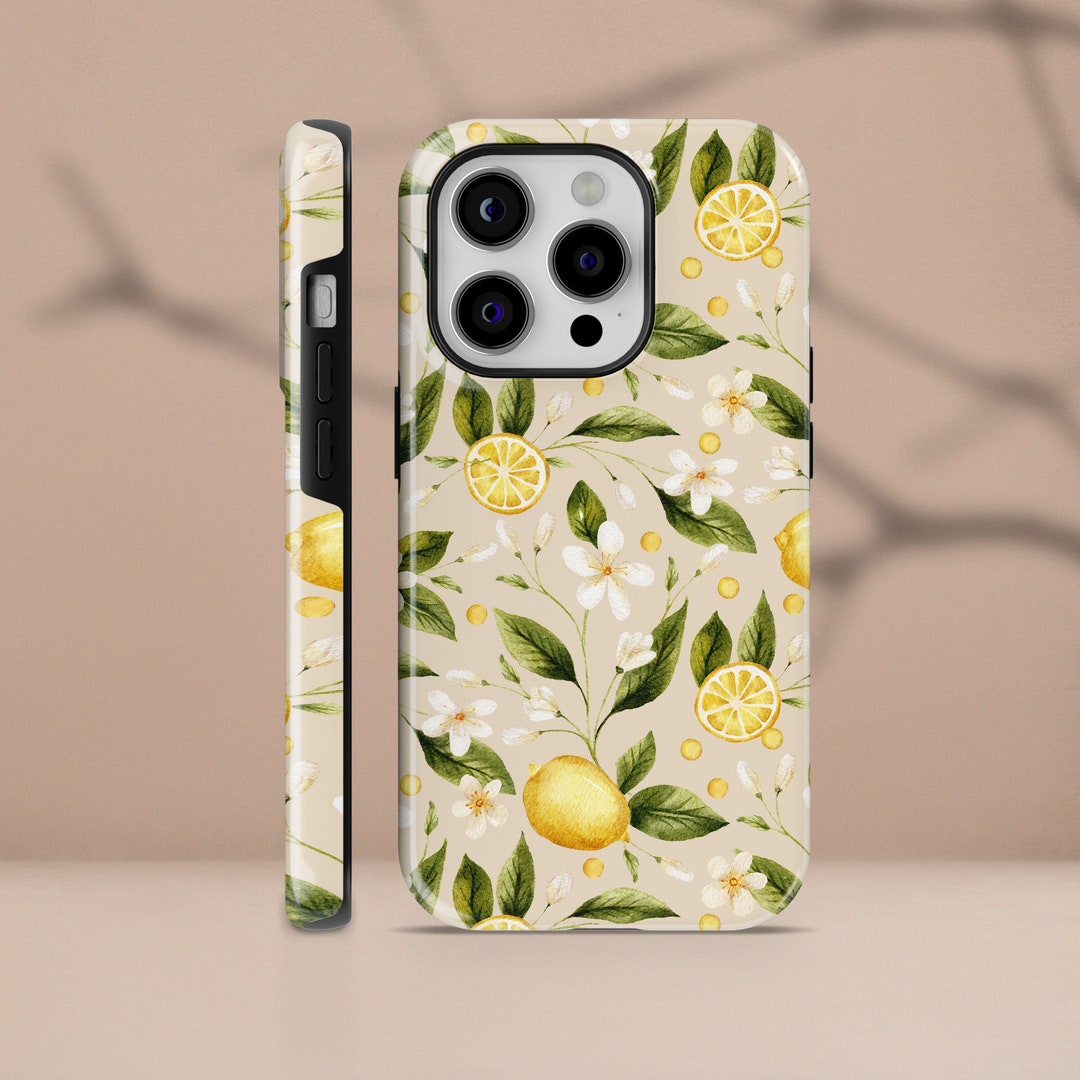 Fresh Lemon Crisp Phone Case Subtle Muted TOUGH Cover Fit for 16 Pro ...