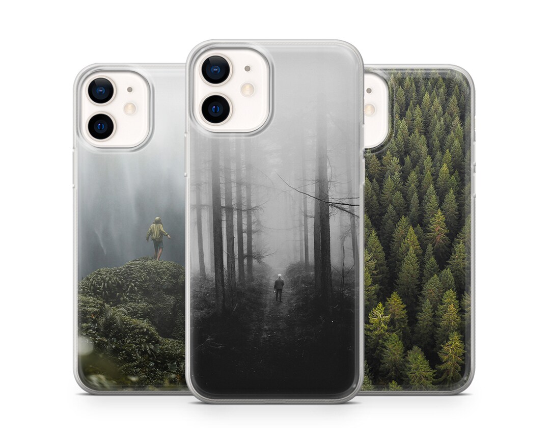 Minimalistic Forest Phone Case Nature Cover Fit for iPhone 15 - Etsy