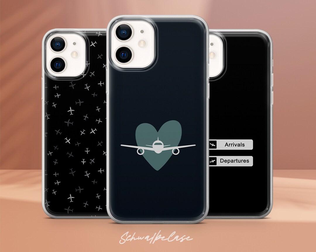 Airplane Pilot Phone Case Aviation Cover for iPhone 16e, 15, 14, 13, 12 ...