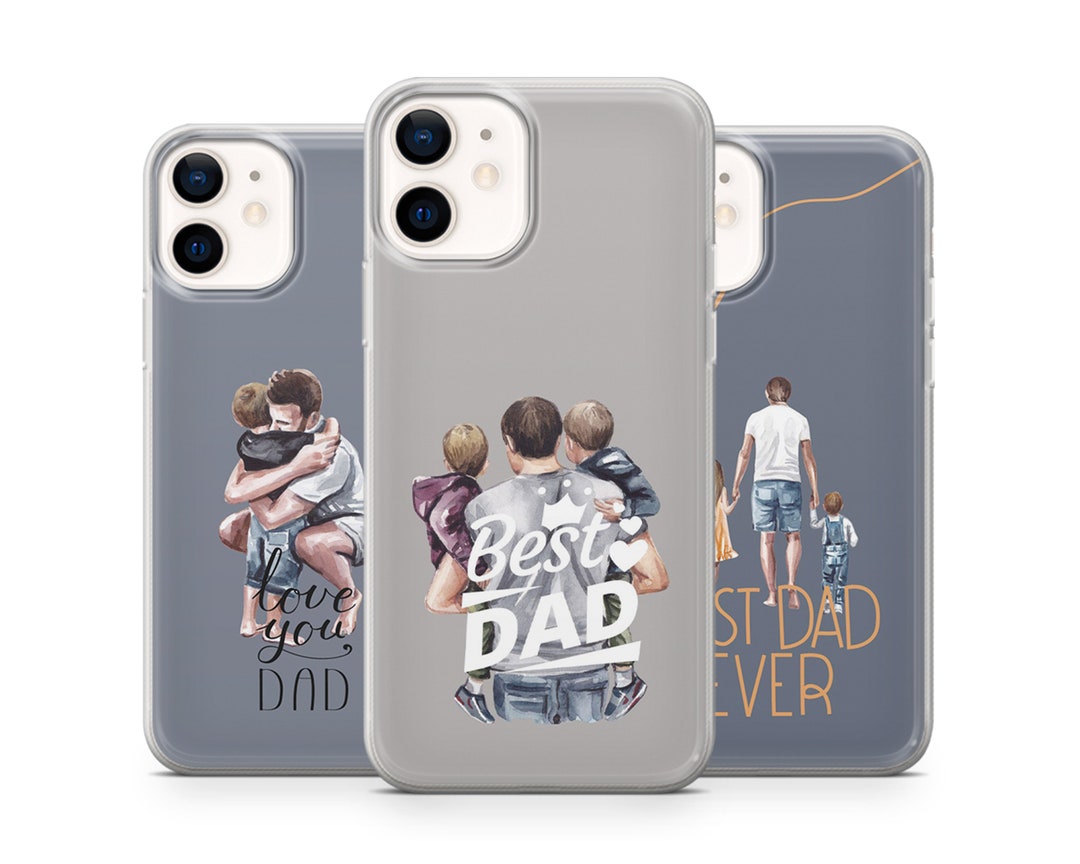 Best Dad Phone Case Aesthetic Phone Cover Fit for iPhone 15 Pro Max, 14 ...