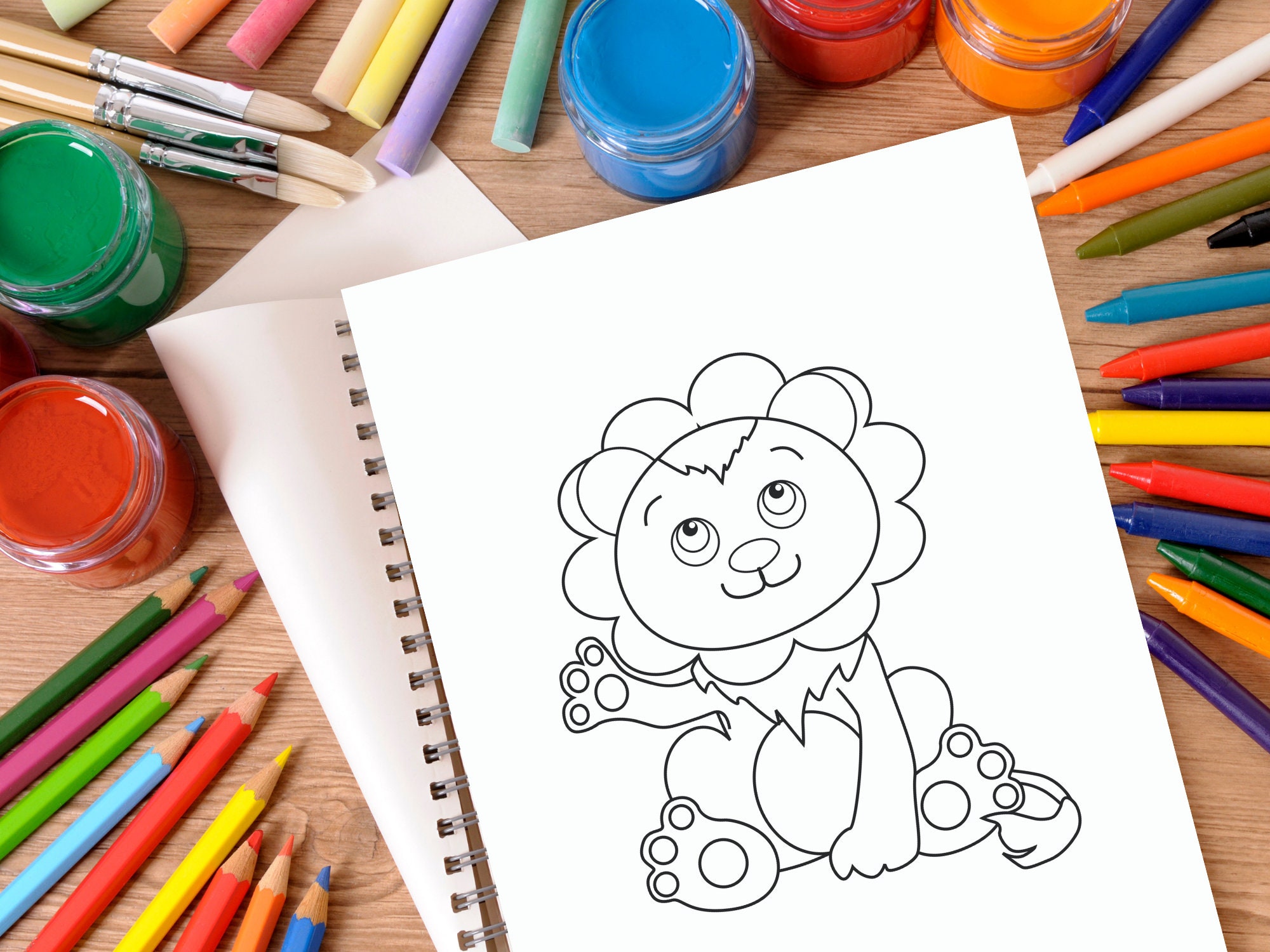 Preschool Coloring Pages - 70 Printable Animal Coloring Pages for ...