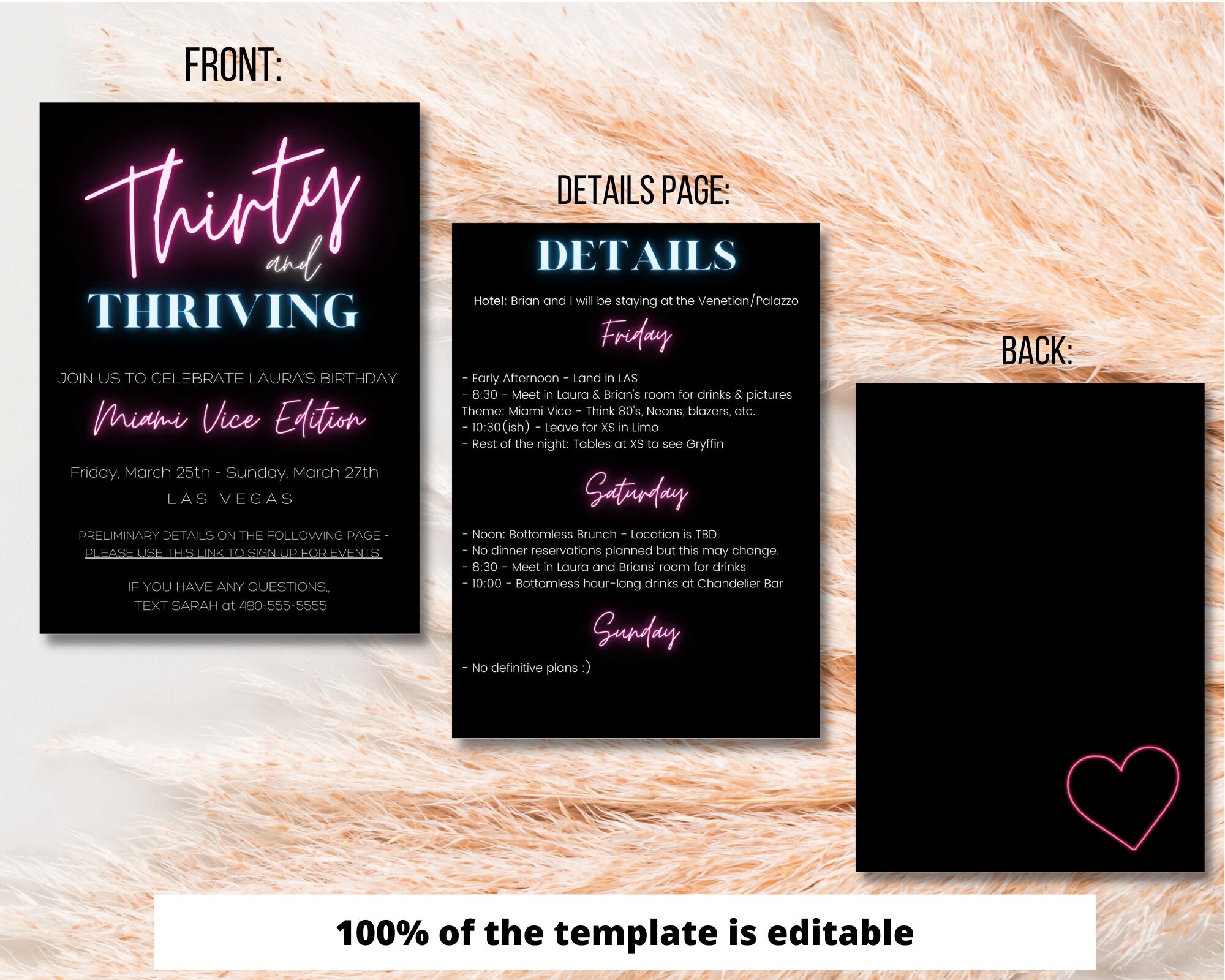 30th Birthday Invite, Thirtieth Birthday Invitation, 30th Birthday ...