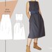 NOA Oversize Dress Digital Pdf Pattern Women Easy Fit - Etsy