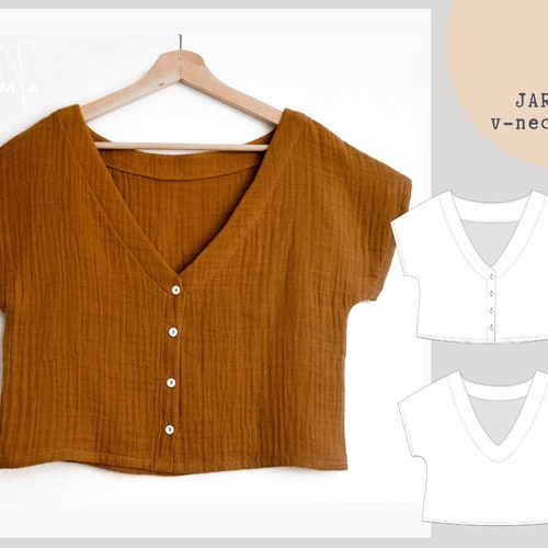 Gathered Top Digital PDF Sewing Pattern Daisy Top Download - Etsy Australia