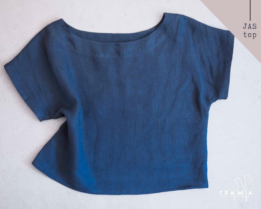 JAS Basic Boxy Top Sewing Pattern: Beginner-friendly Blouse (pdf ...