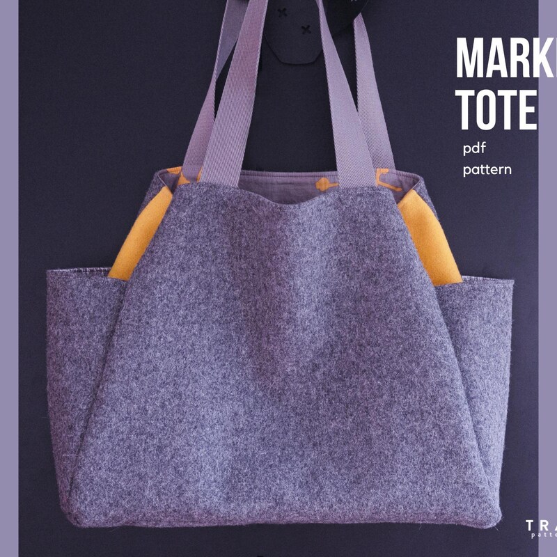 Tote Sewing Pattern - Etsy