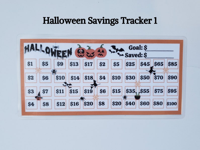 Halloween A6 Cash Envelope With A6 Halloween Savings Challenge - Etsy