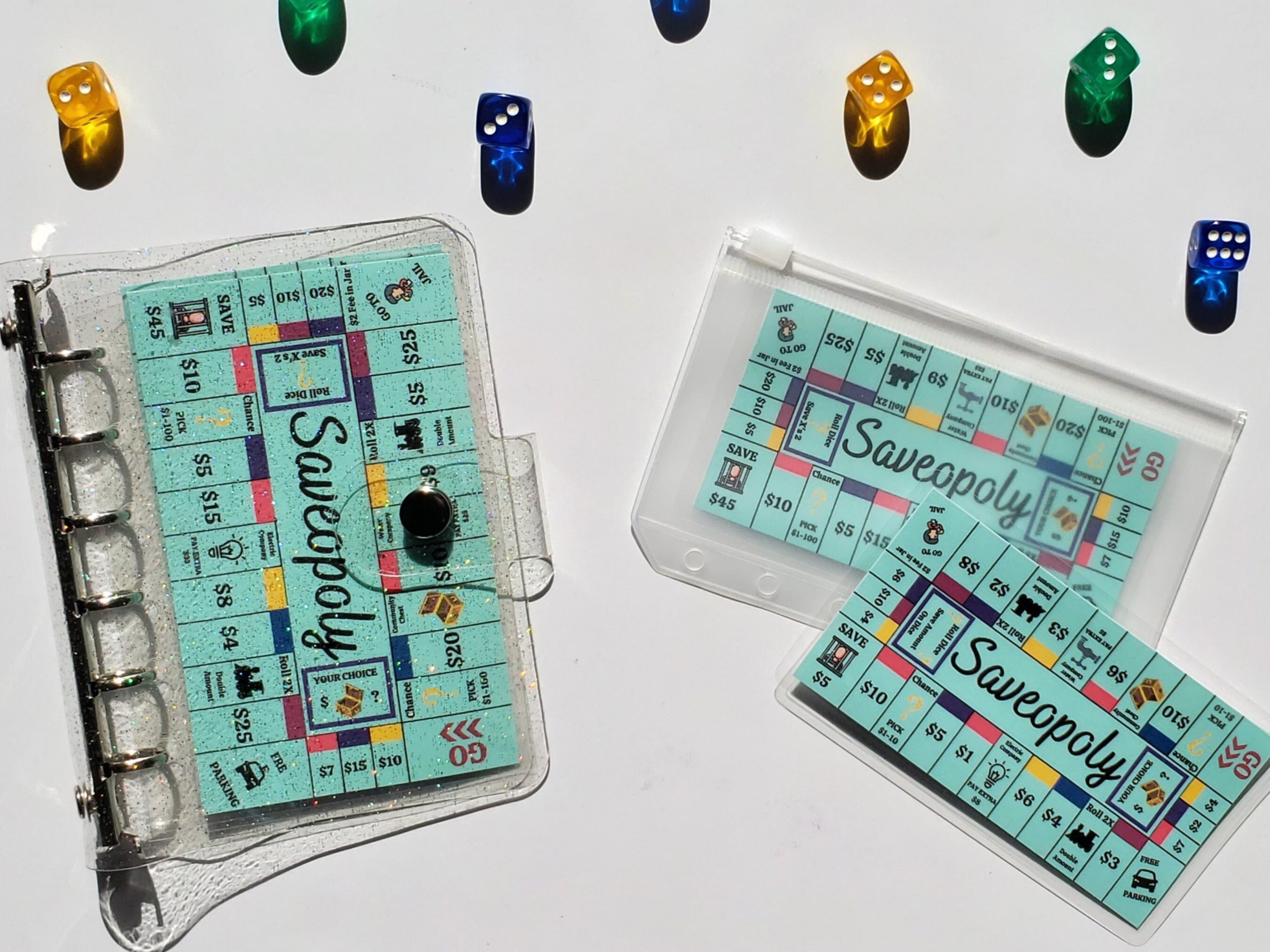 A7 Saveopoly Savings Challenge Game Fits A7 Cash Envelopes & - Etsy