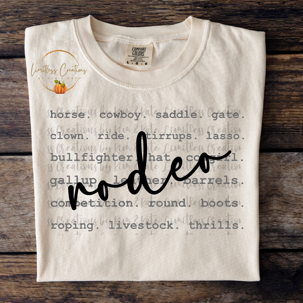 Tipografía de rodeo/Palabras PNG - Etsy España