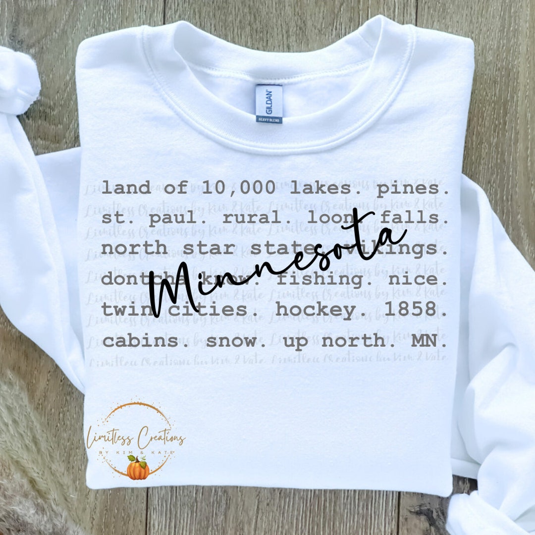State MN Typography/words Customizable PNG - Etsy