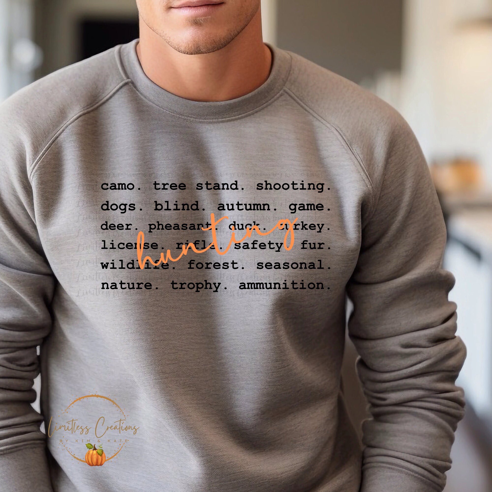 Hunting Typography/words Customizable PNG - Etsy