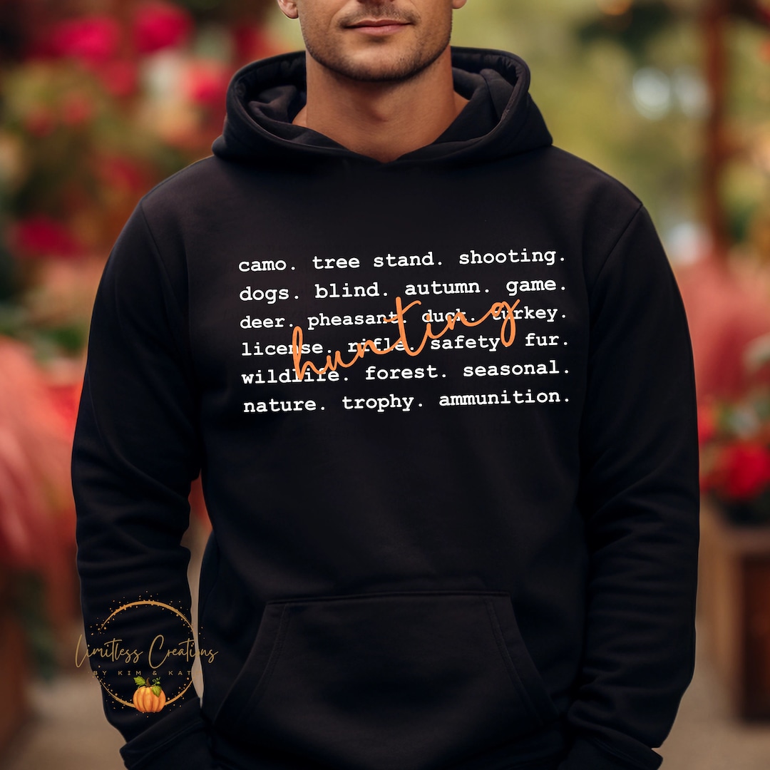 Hunting Typography/words Customizable PNG - Etsy