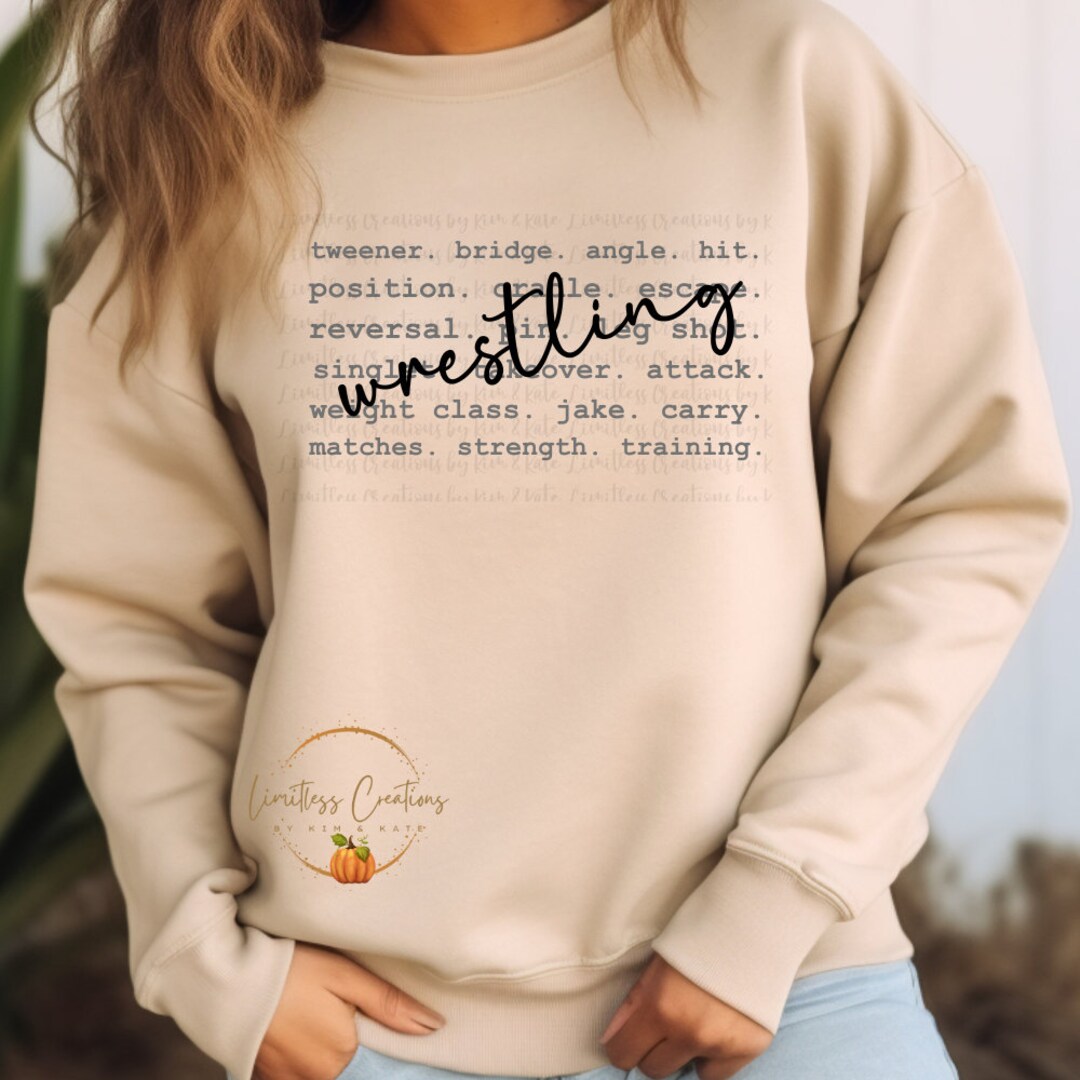 Wrestling Typography/words Customizable PNG - Etsy