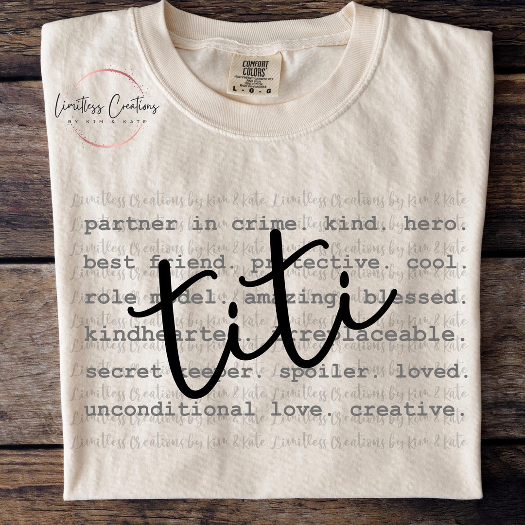 Titi Typography/words PNG - Etsy
