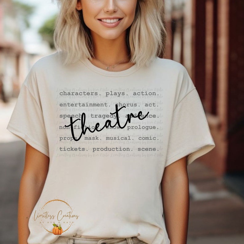 Theatre Typography/words PNG - Etsy