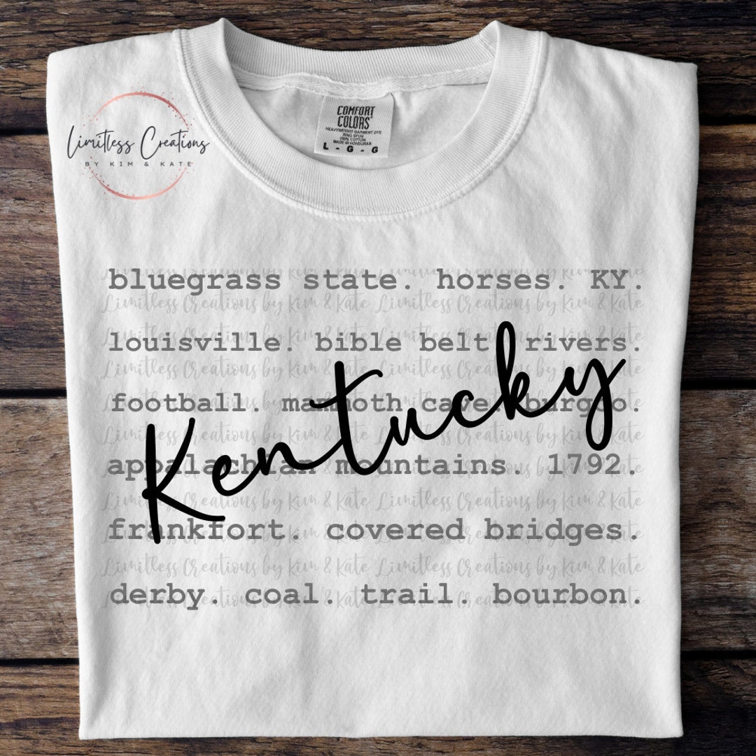 State KY Typography/words PNG - Etsy