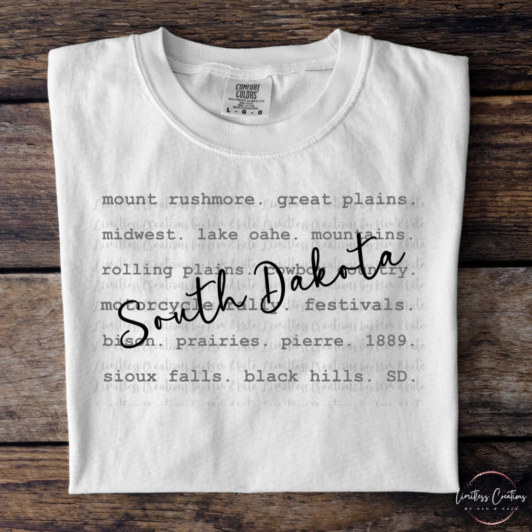 State SD Typography/words Customizable PNG - Etsy
