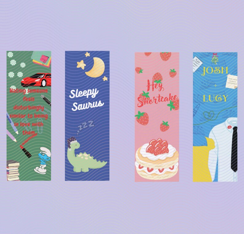 The Hating Game Bookmark Bundle - Etsy