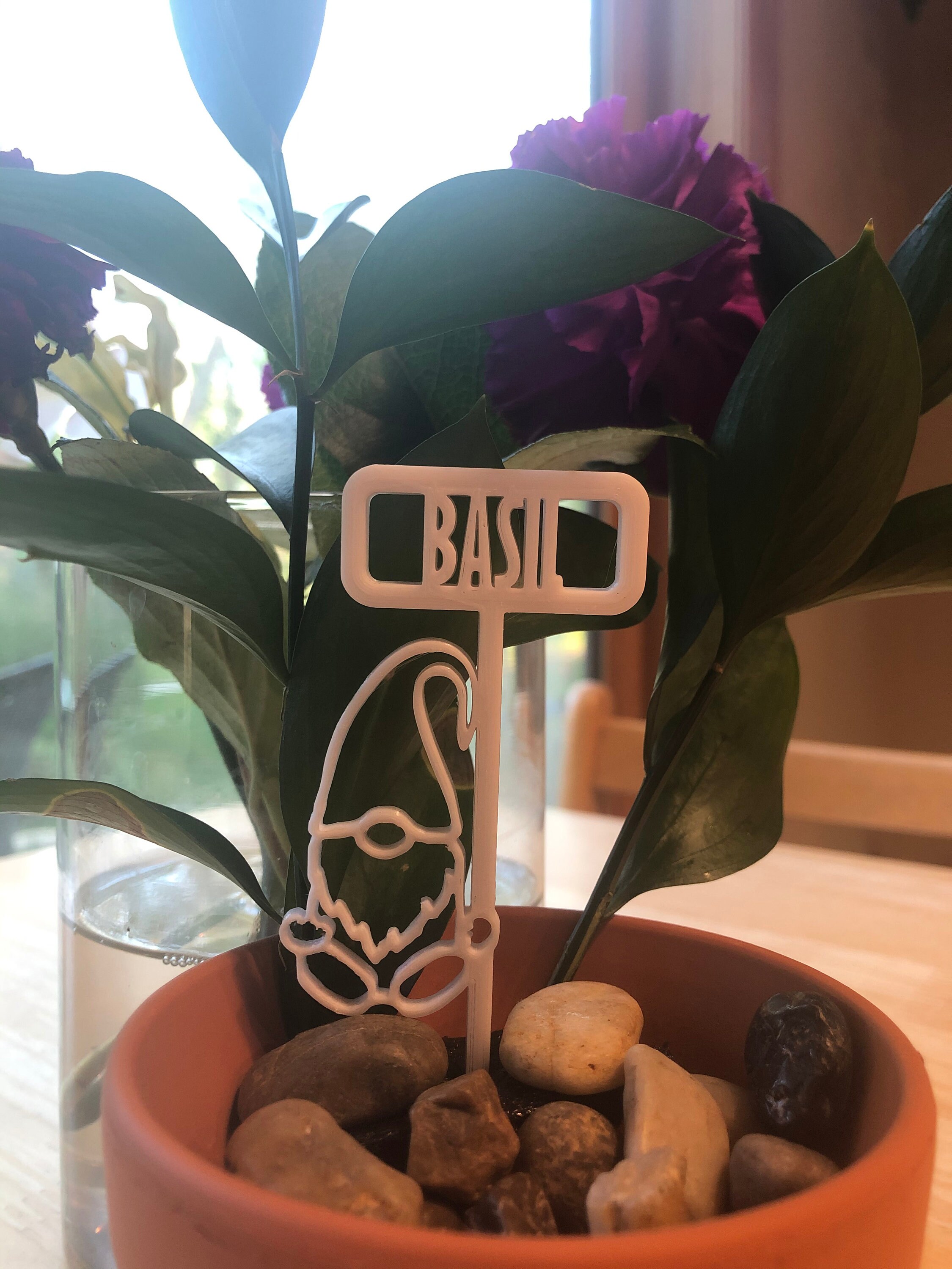 Customizable Gnome Plant Labels 3D Printed Herb Signs Cute - Etsy UK