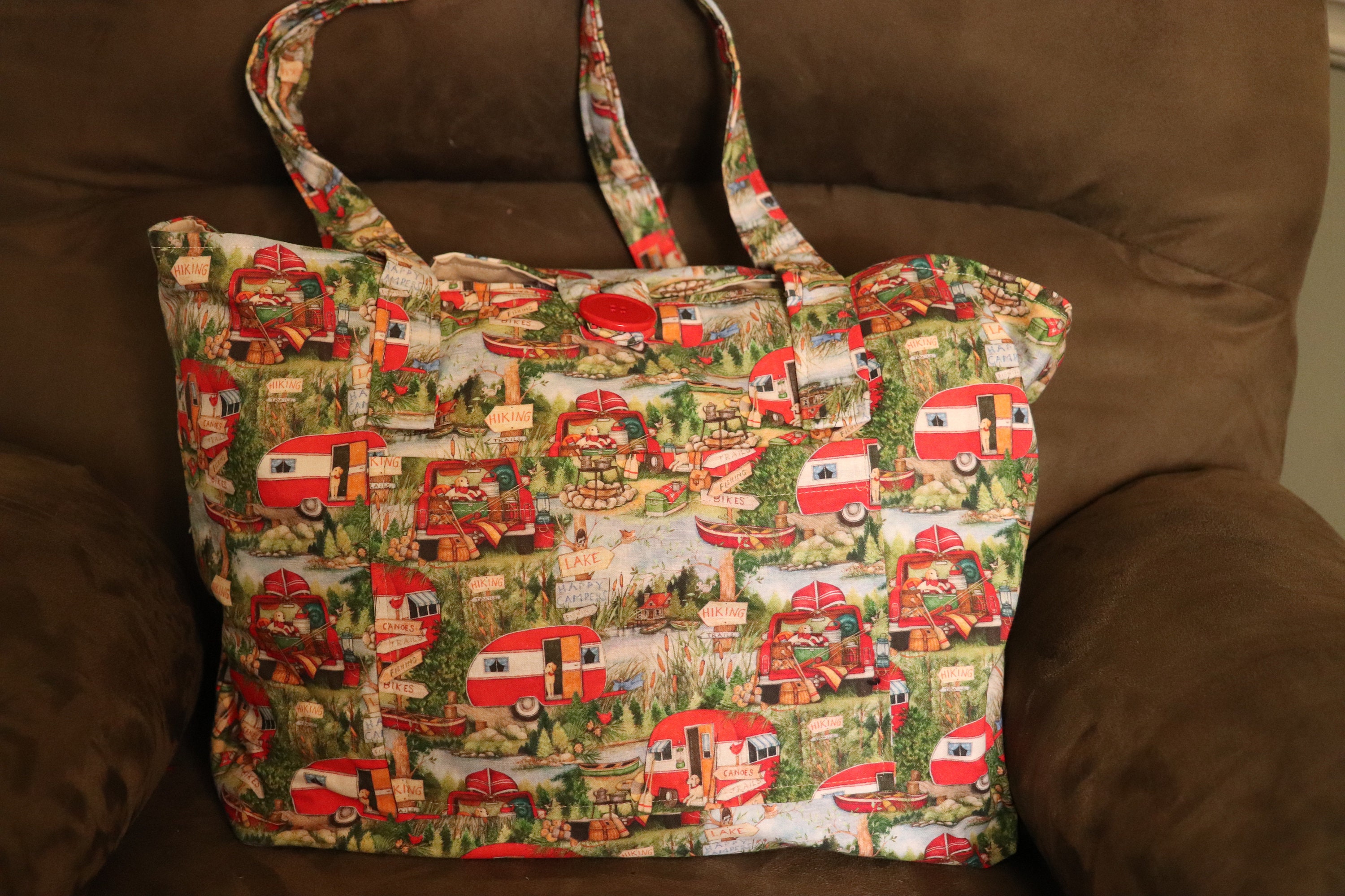 Totes-camping/rv/cabin/outdoor Themes - Handmade - Etsy