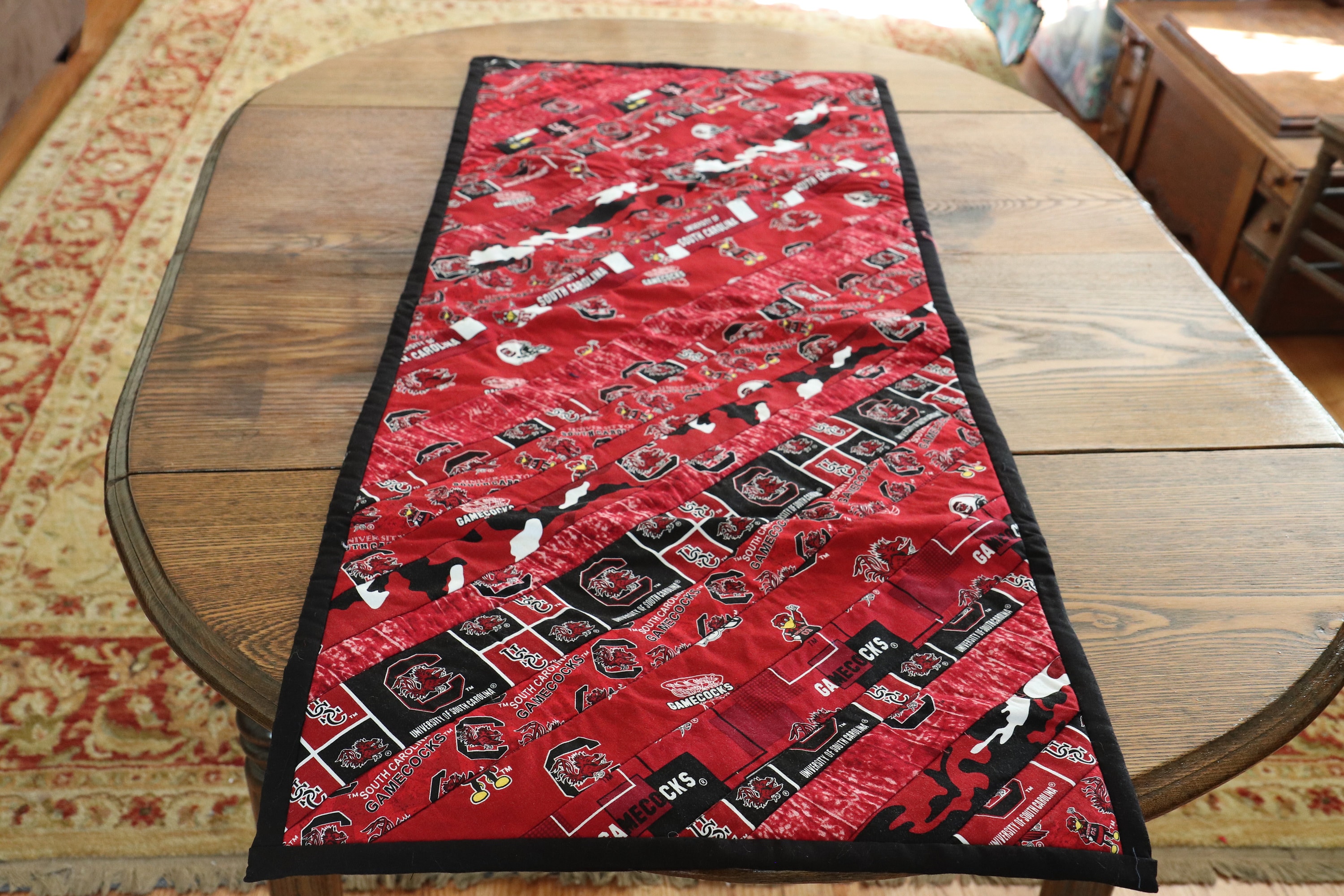 Pieced and Quilted College Team Table Runners 2 Handmade - Etsy