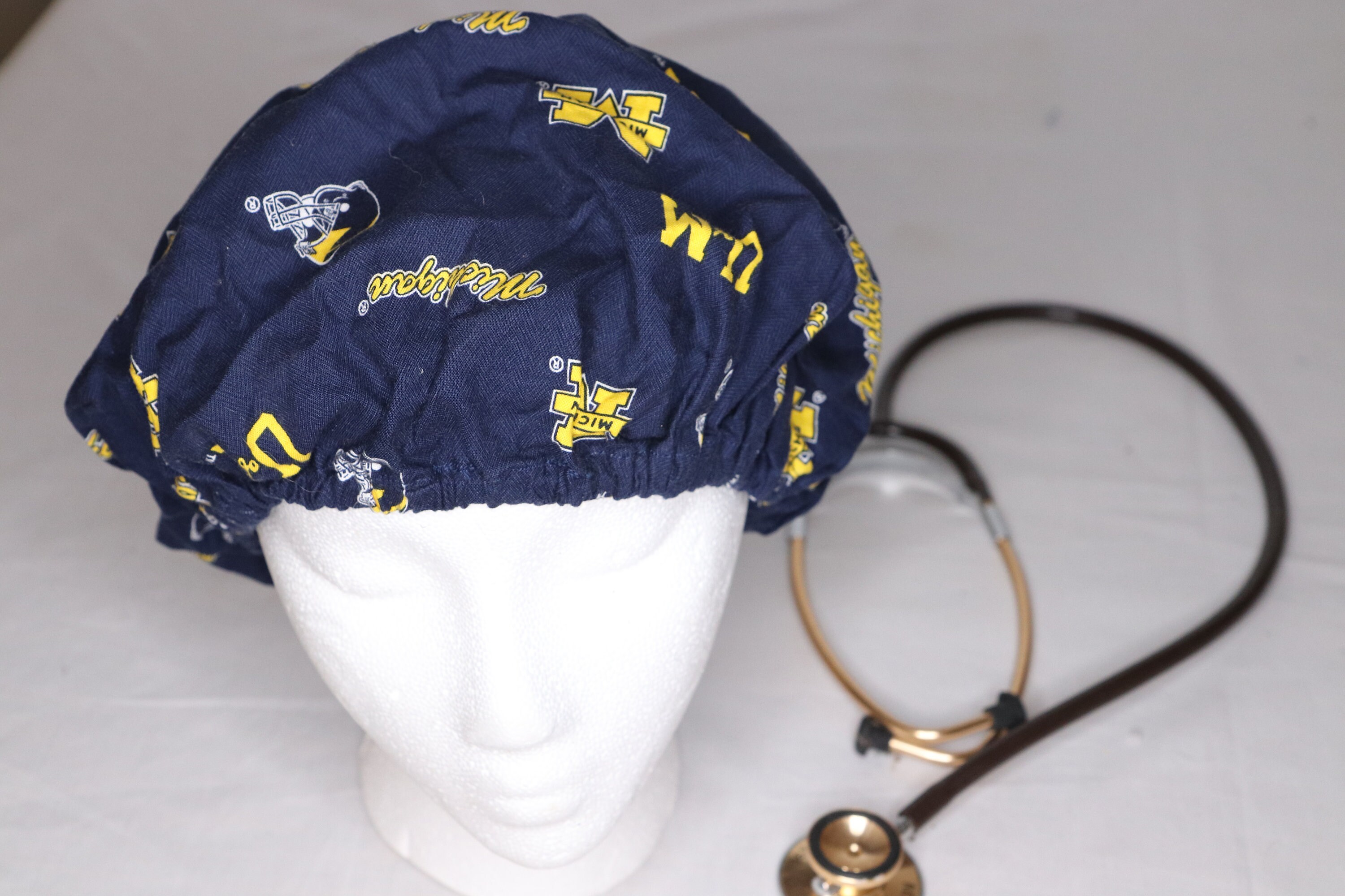 Scrub Caps- Two Styles for Medical Professionals-college #2 - Handmade ...