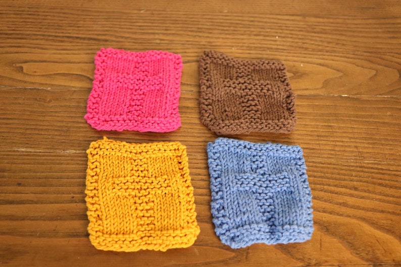 Knitted Prayer Squares - Handmade - Etsy