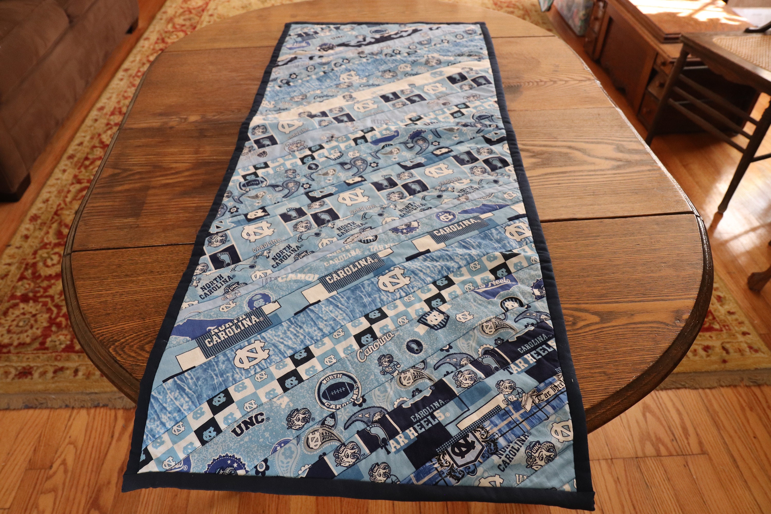 Pieced and Quilted College Team Table Runners 2 Handmade - Etsy
