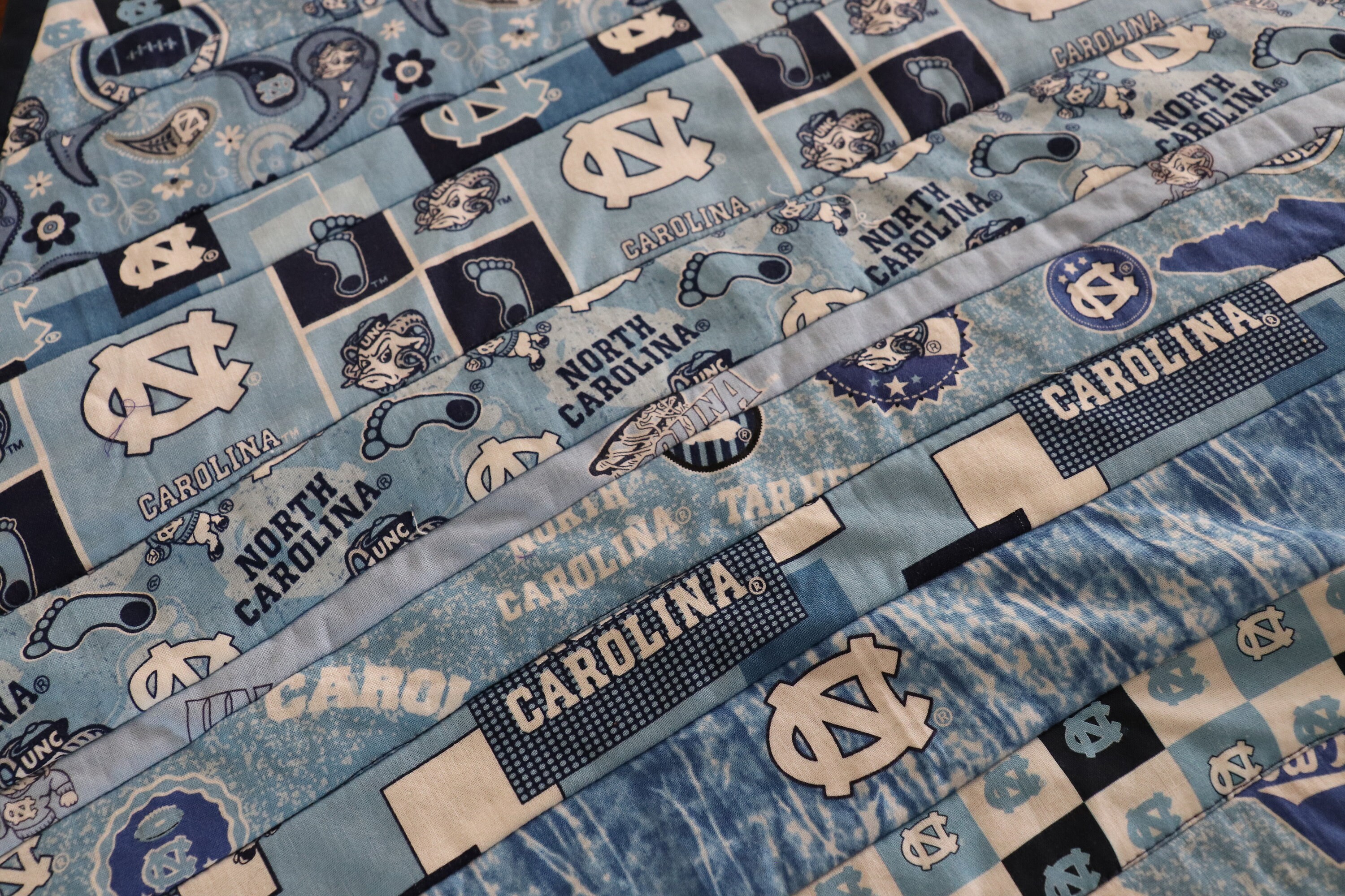 Pieced and Quilted College Team Table Runners 2 Handmade - Etsy