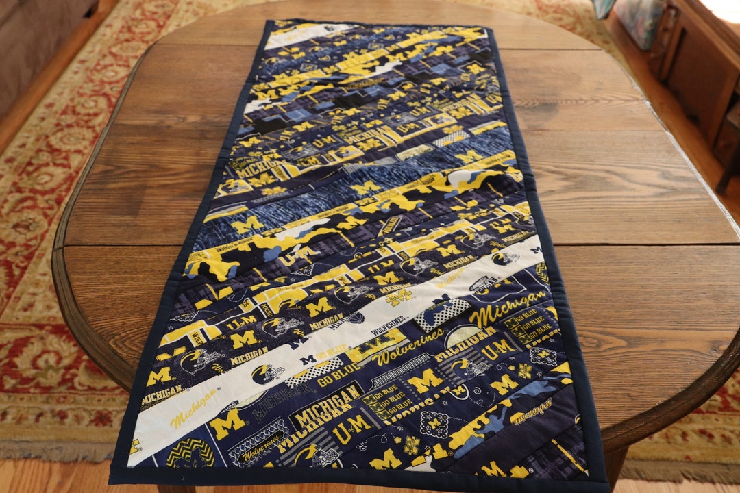 Pieced and Quilted College Team Table Runners #1 - Handmade - Etsy