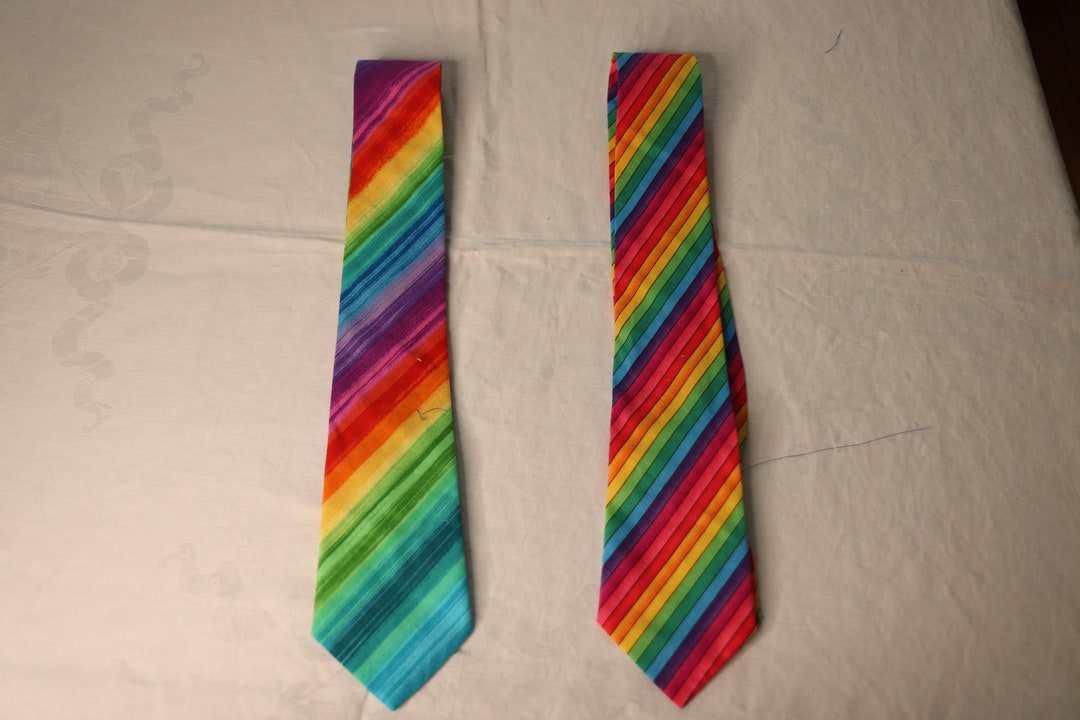 LGBT- Pride Neckties- NEW Ones-handmade - Etsy