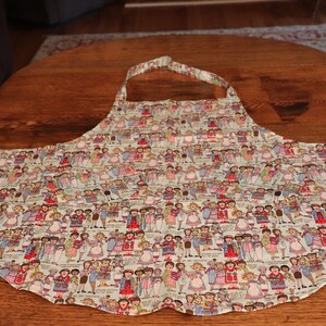 Church Ladies Aprons- Blue Background - Handmade - Etsy