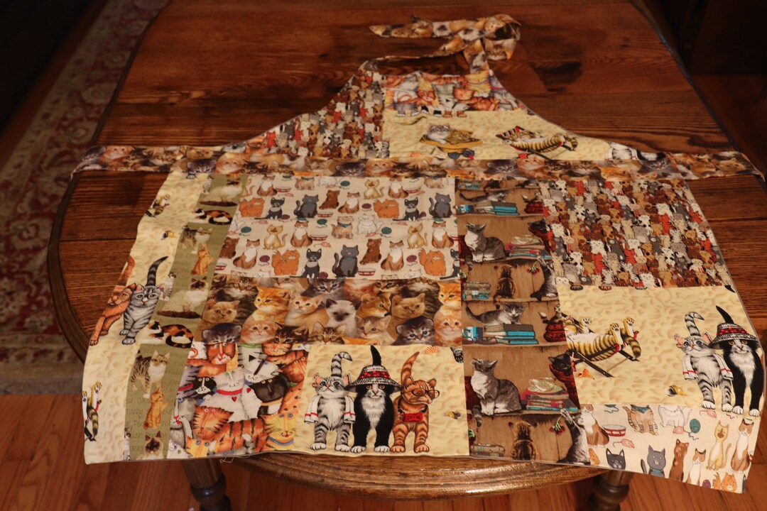 Quilted Patchwork Aprons Pet Lovers Handmade - Etsy