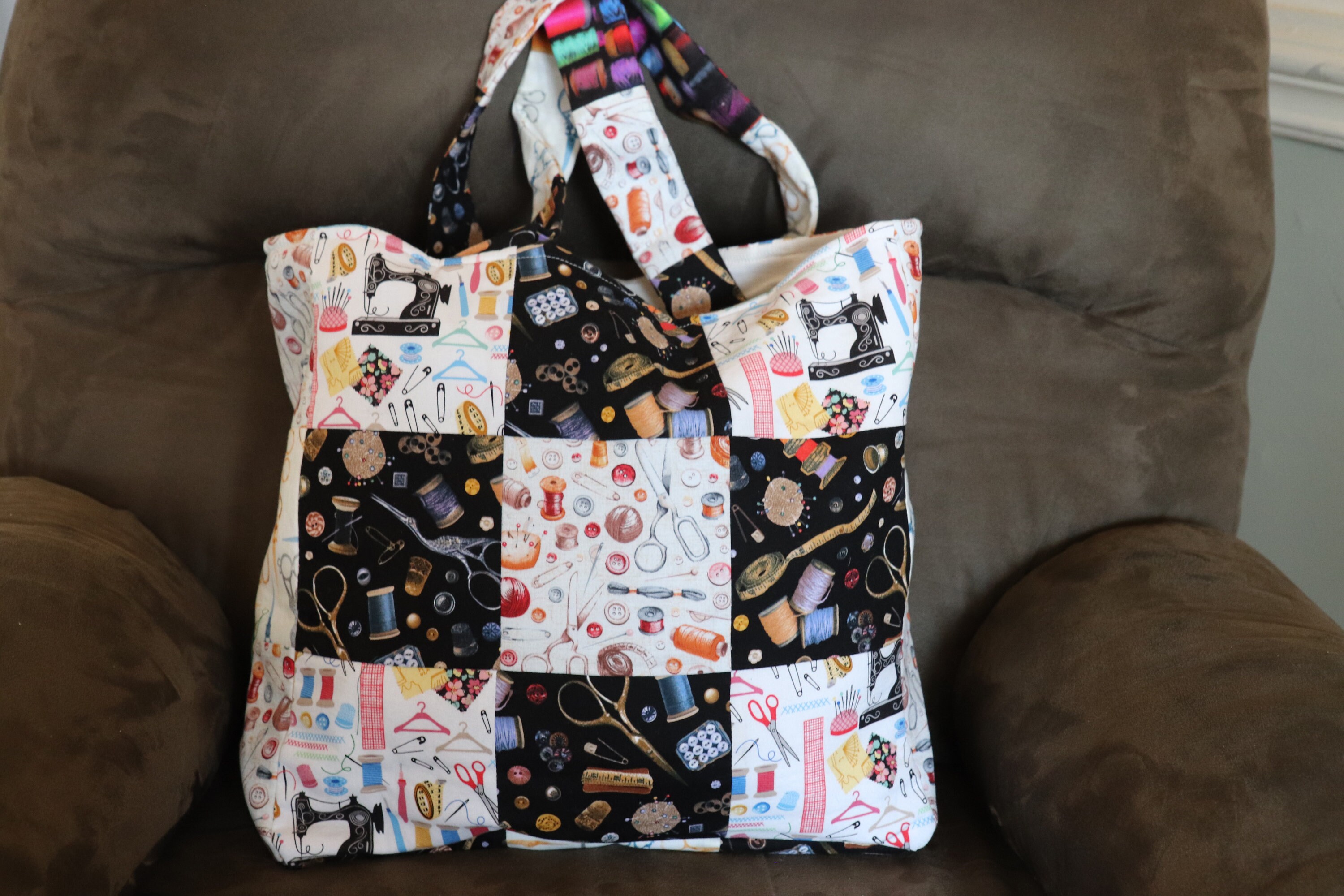Quilted Patchwork Totes Assorted Themes Handmade - Etsy