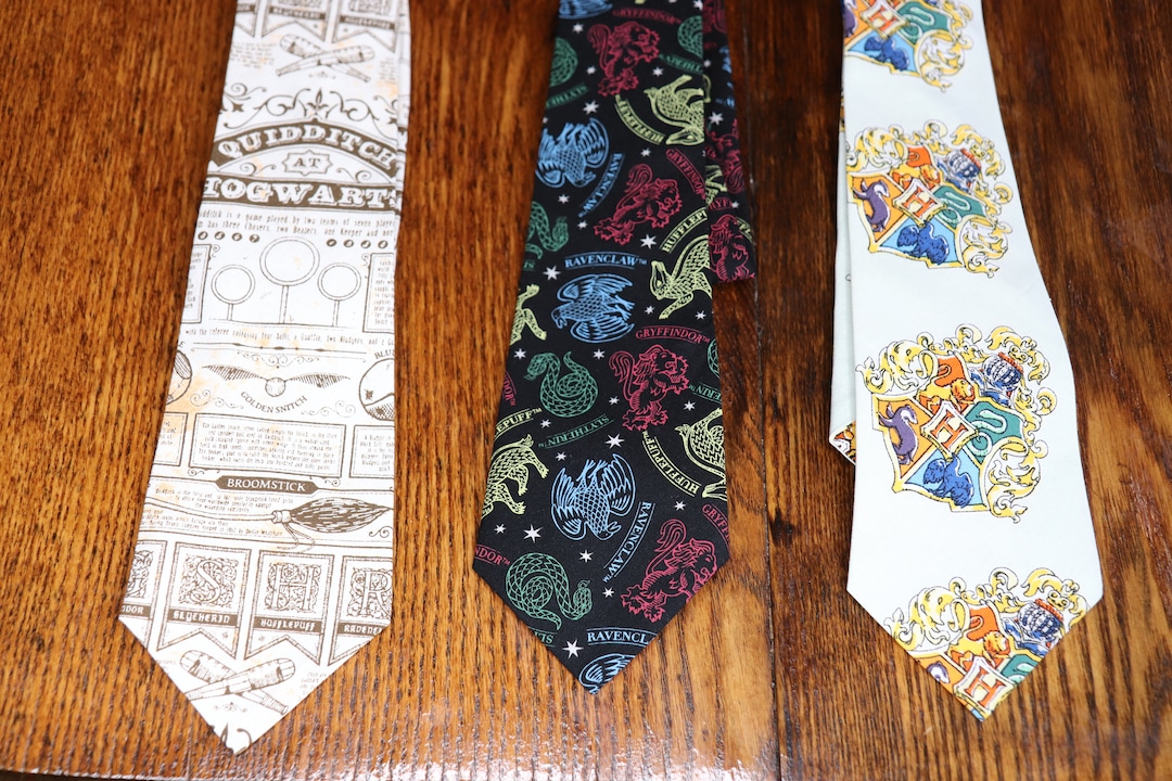 Harry Potter Neckties NEW ONES Handmade - Etsy