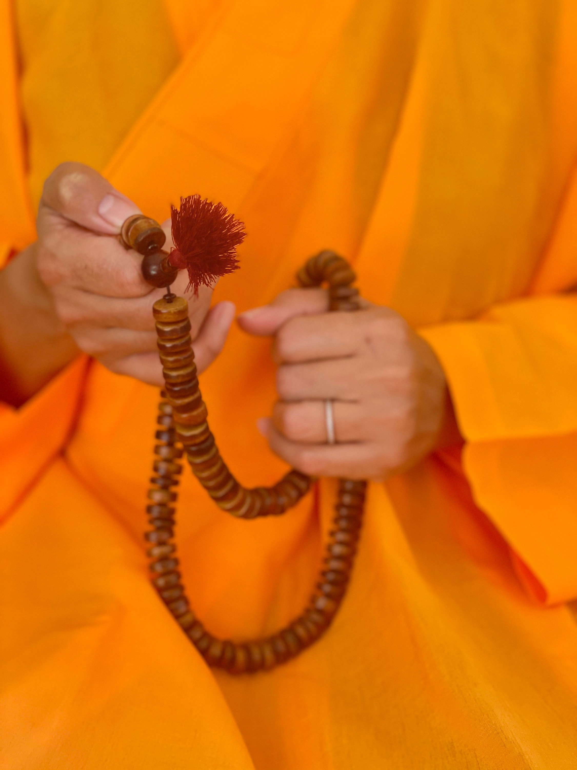 108 Mala Rosewood Prayer Bead Necklace | NAGA | Buddhist Necklace, 108 ...