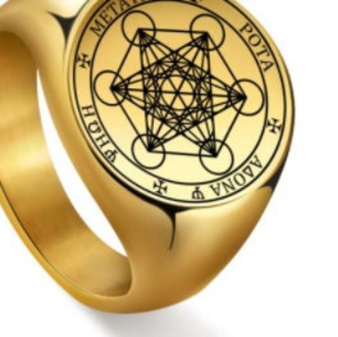 Archangel Metatron Angel of Life Seal Solomon Ring - Etsy