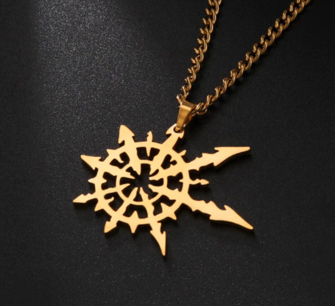 Arms of Chaos Pendant Necklace, the Arrows of Chaos, the Chaos Star ...