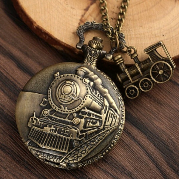 Pocket Watch Train - Etsy