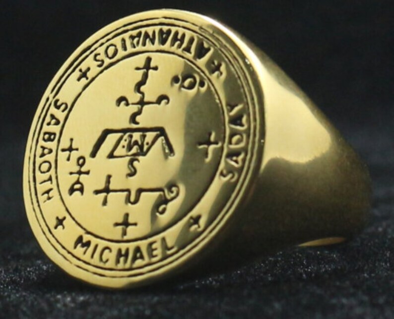 Sigil of Archangel Michael Protection Amulet Ring - Etsy
