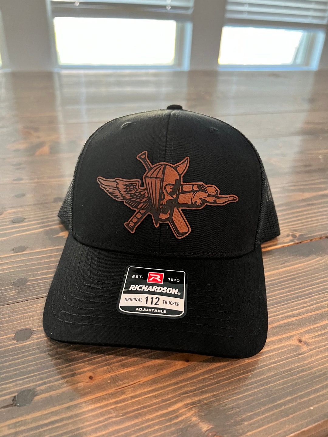 USMC MARSOC Recon "recon Jack" Leather Hat Patch Richardson Hat Mesh ...